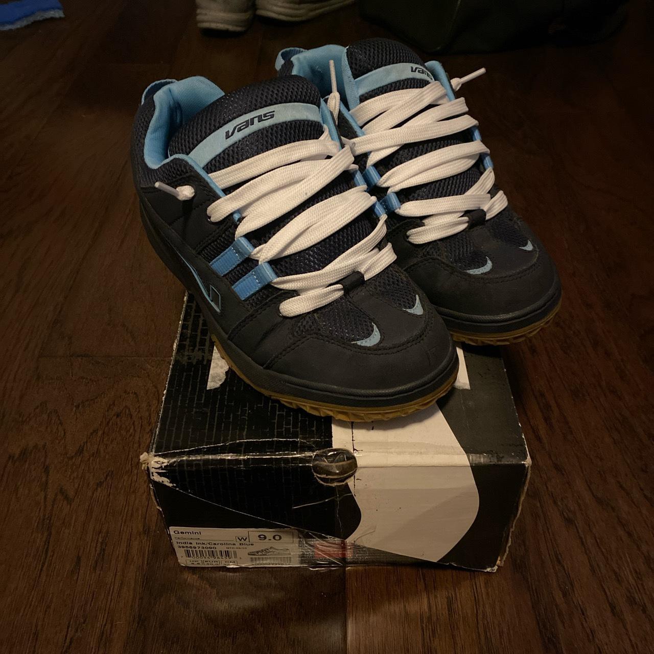 Vans Carolina Blue y2k 2003 size 8,5 original box... - Depop