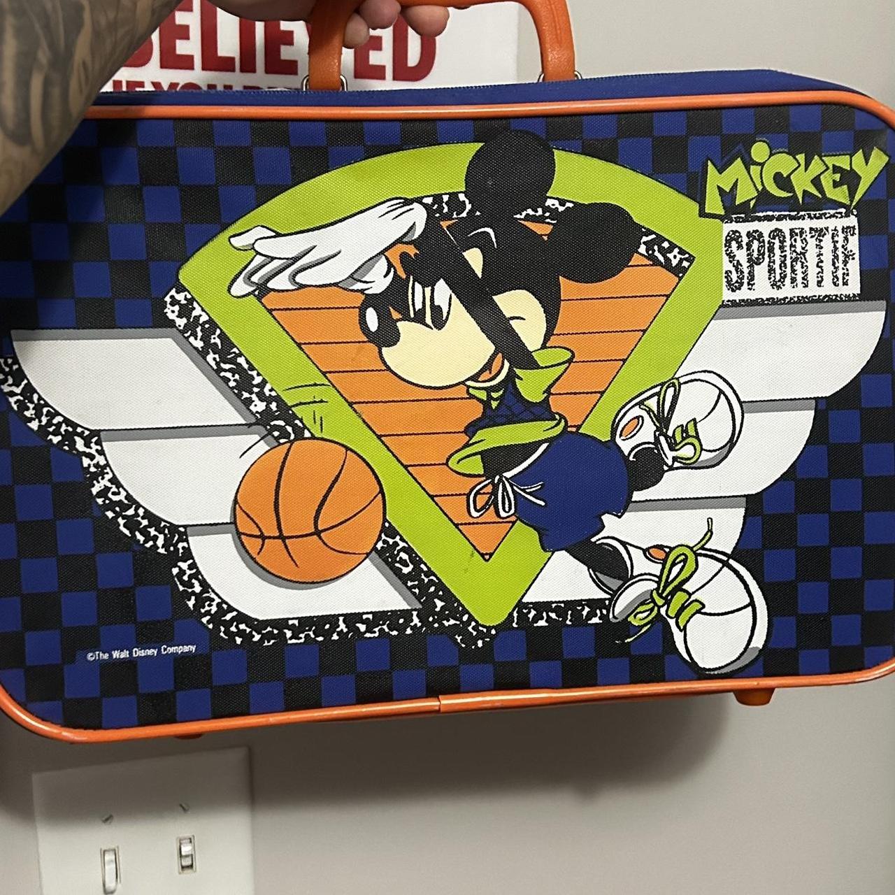 Disney basketball Mickey Mouse suitcase - Depop