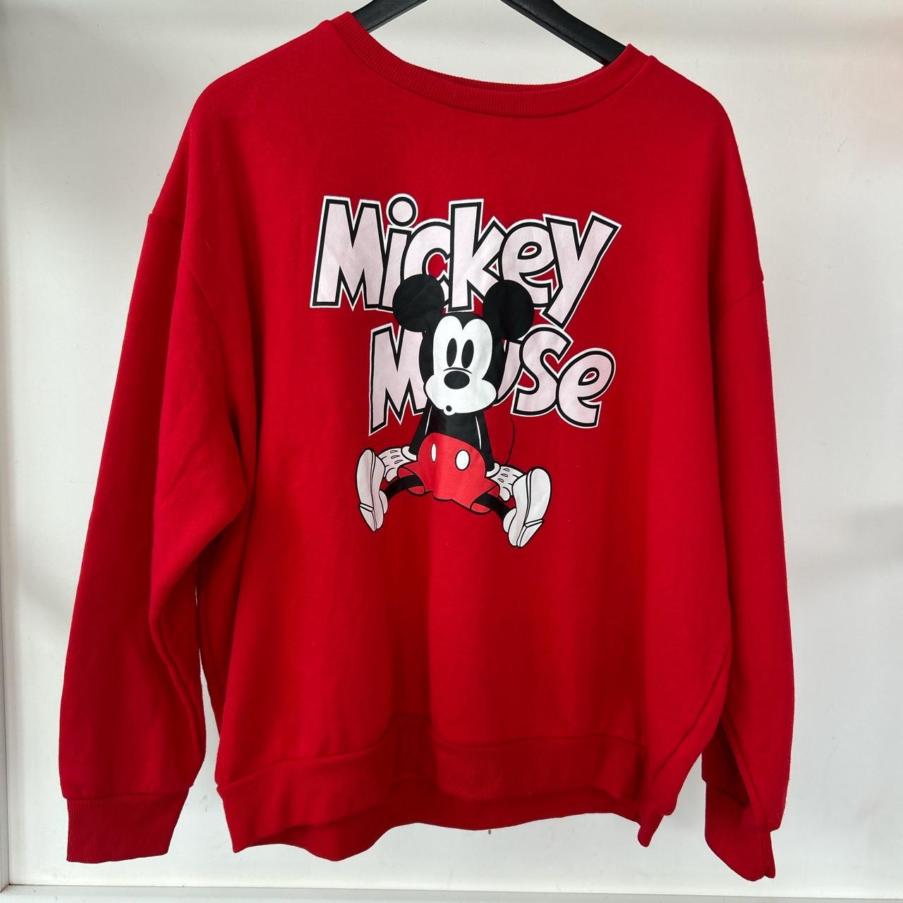 VINTAGE DISNEY CREW NECK JUMPER SWEATER MICKEY... - Depop