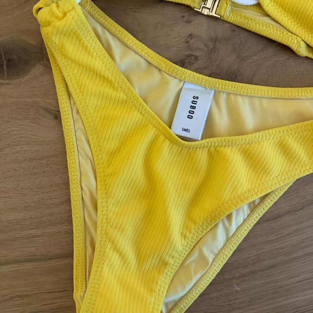Suboo Yellow Bikini Worn Twice In Excellent Depop