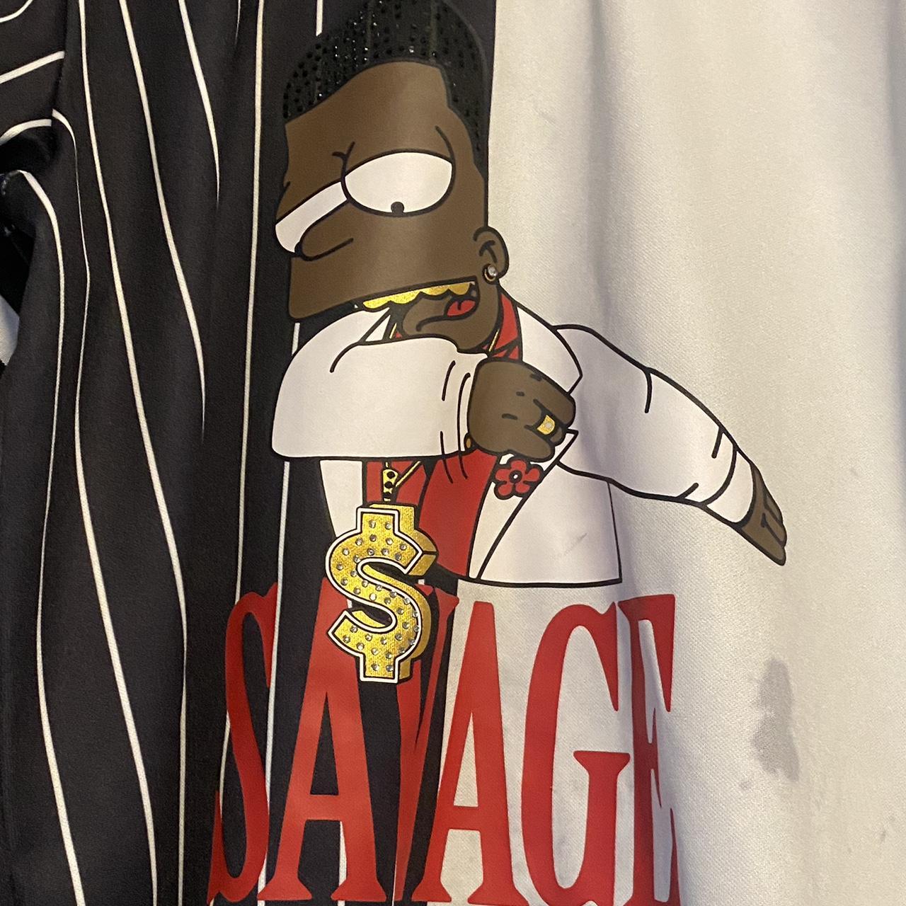 Hustler Bart Simpson Football jersey. There is a... - Depop