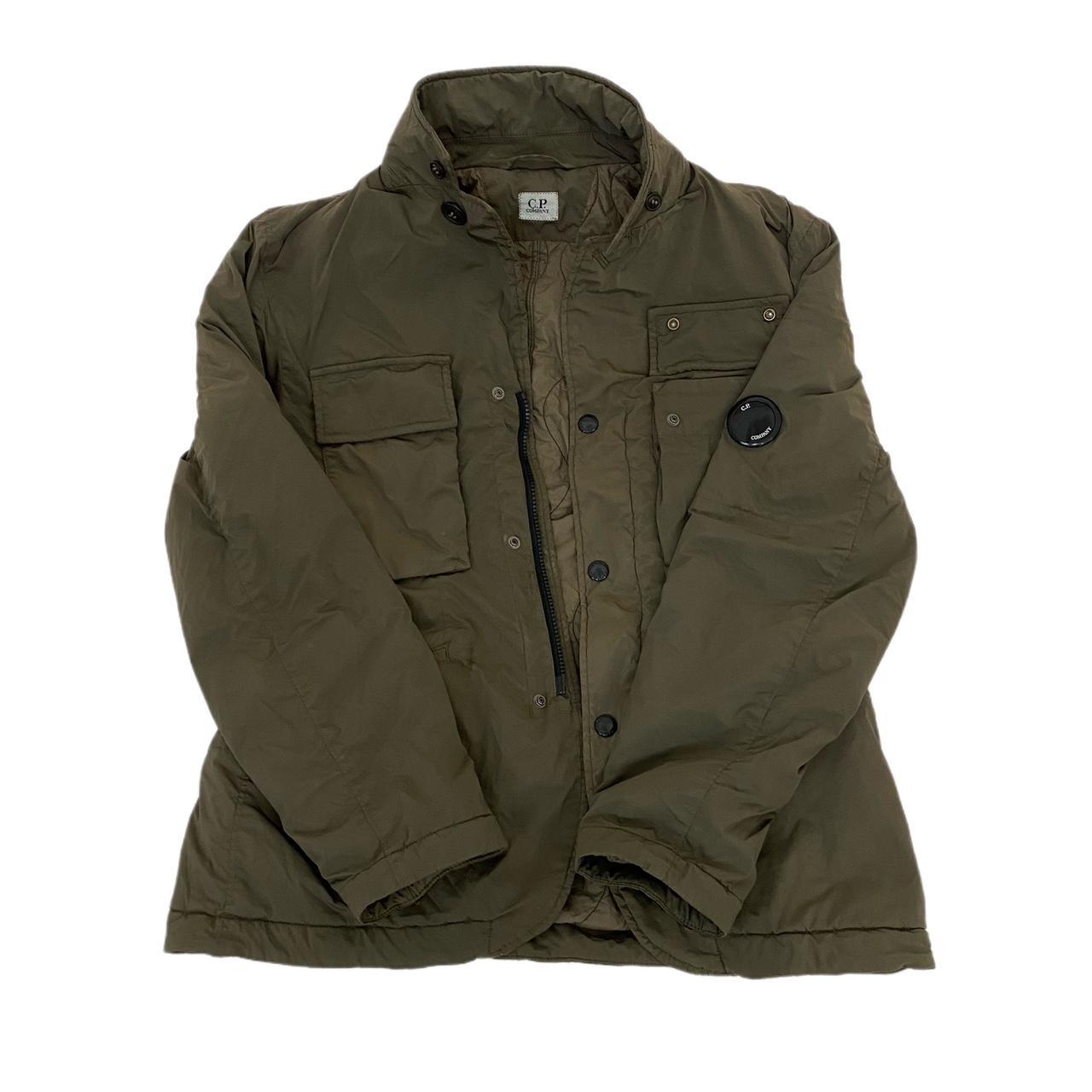 CP Company khaki Nycra overcoat / jacket.... - Depop