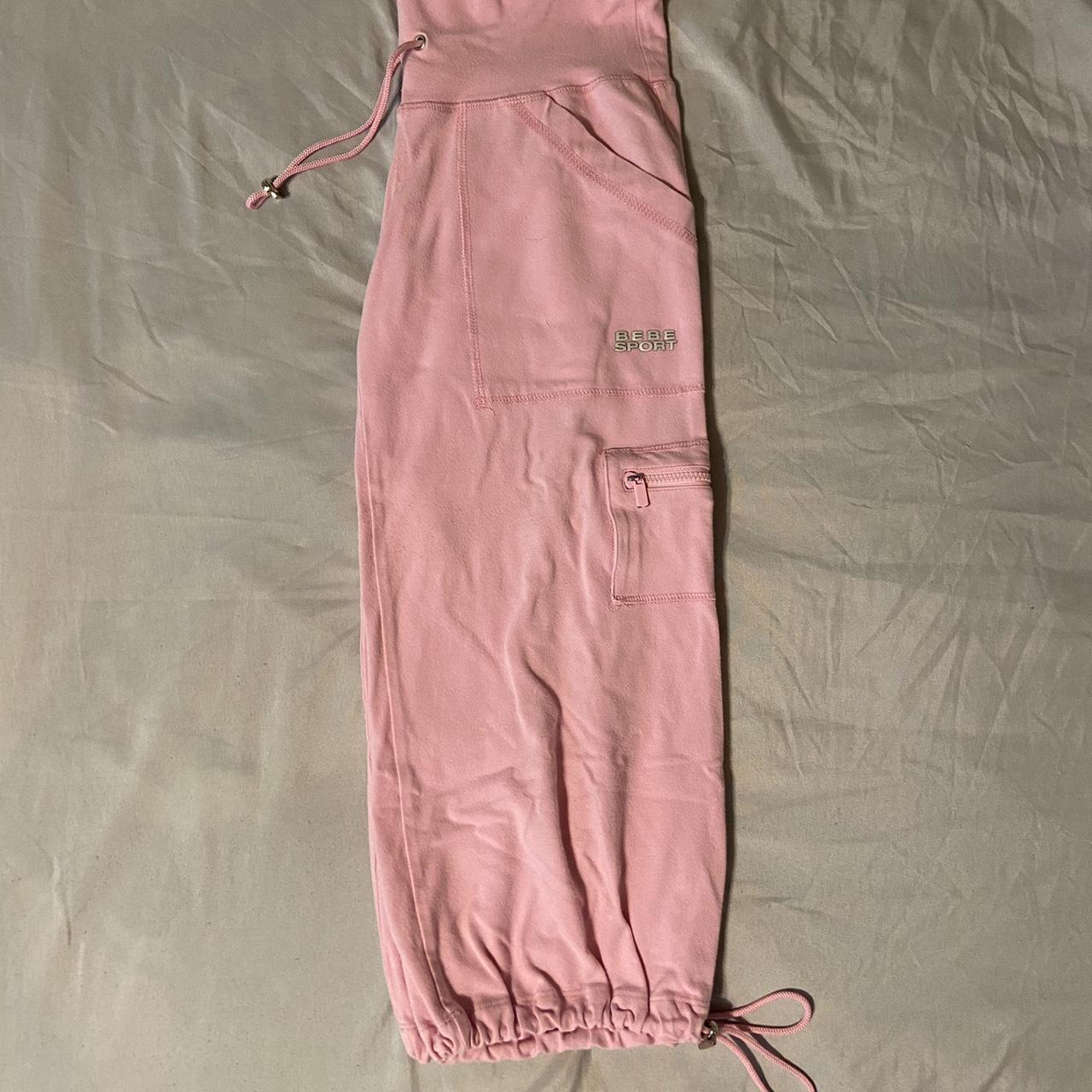 Bebe Women's Pink Joggers-tracksuits | Depop