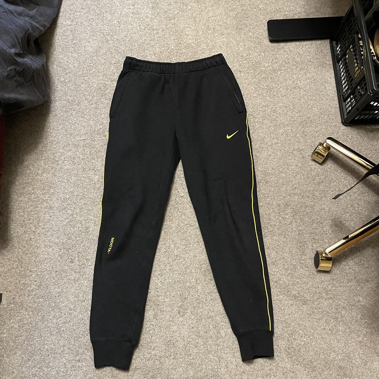 Nocta x Nike black and yellow / orange tracksuit... - Depop