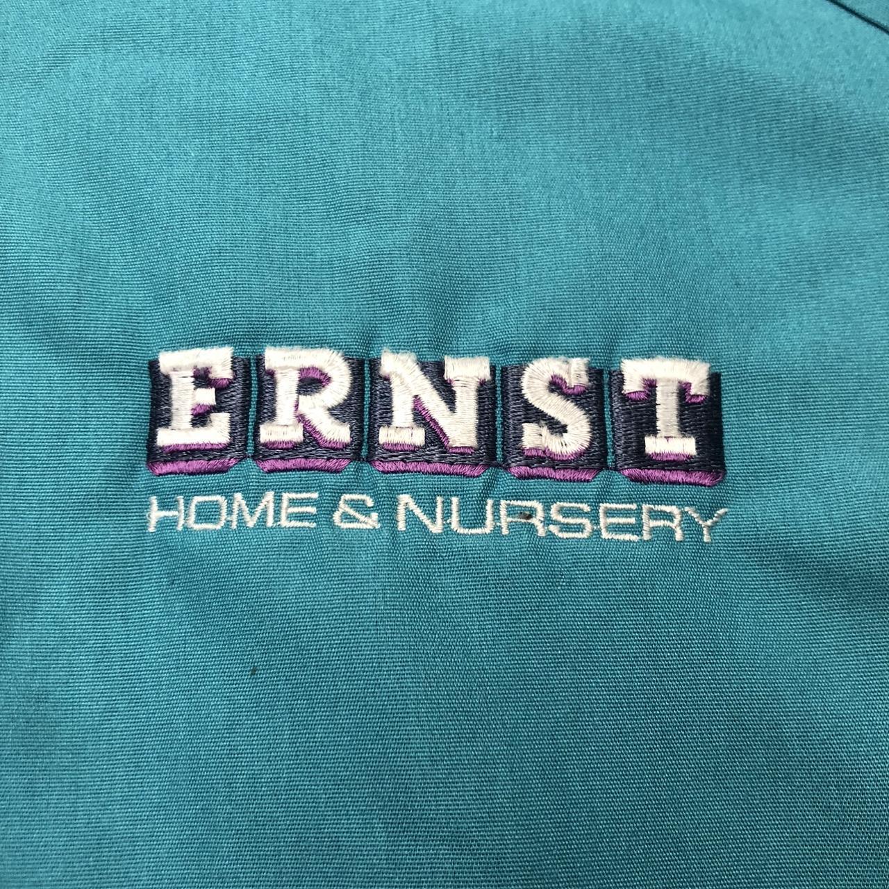 Vintage 80’s Rare ERNST Home & Nursery Cyan Bomber... - Depop