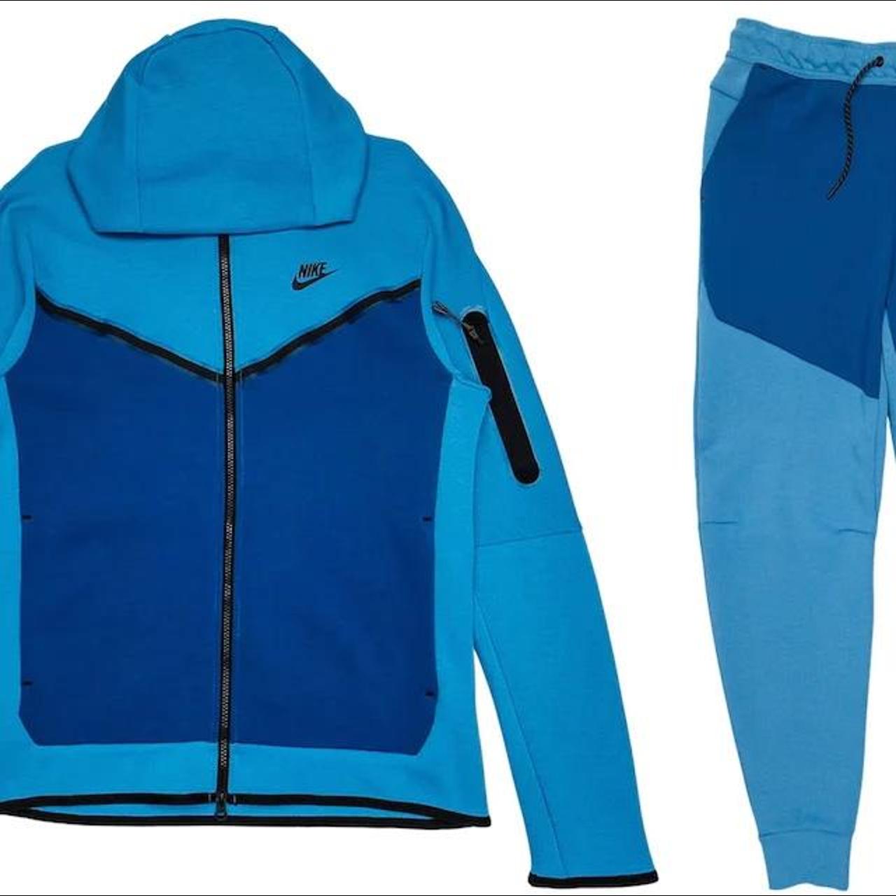 Nike Men's Blue and Navy Jumpsuit | Depop