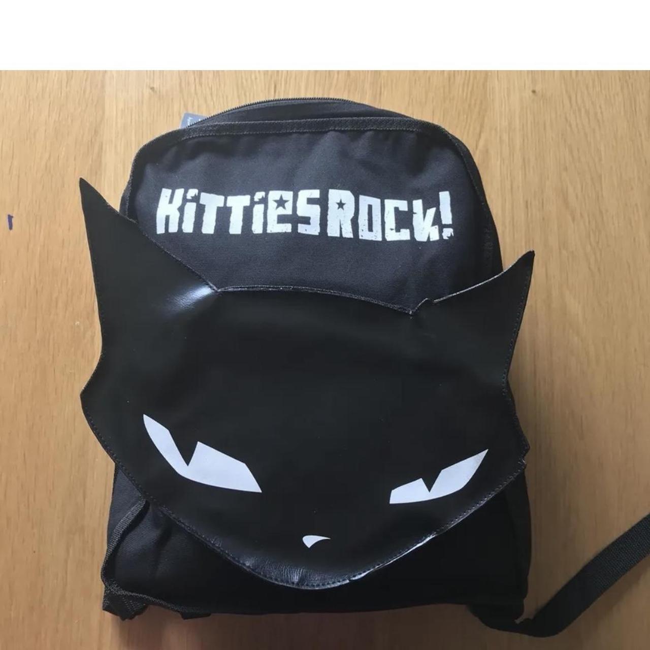 Emily the Strange Black Kitty Backpack New with... - Depop