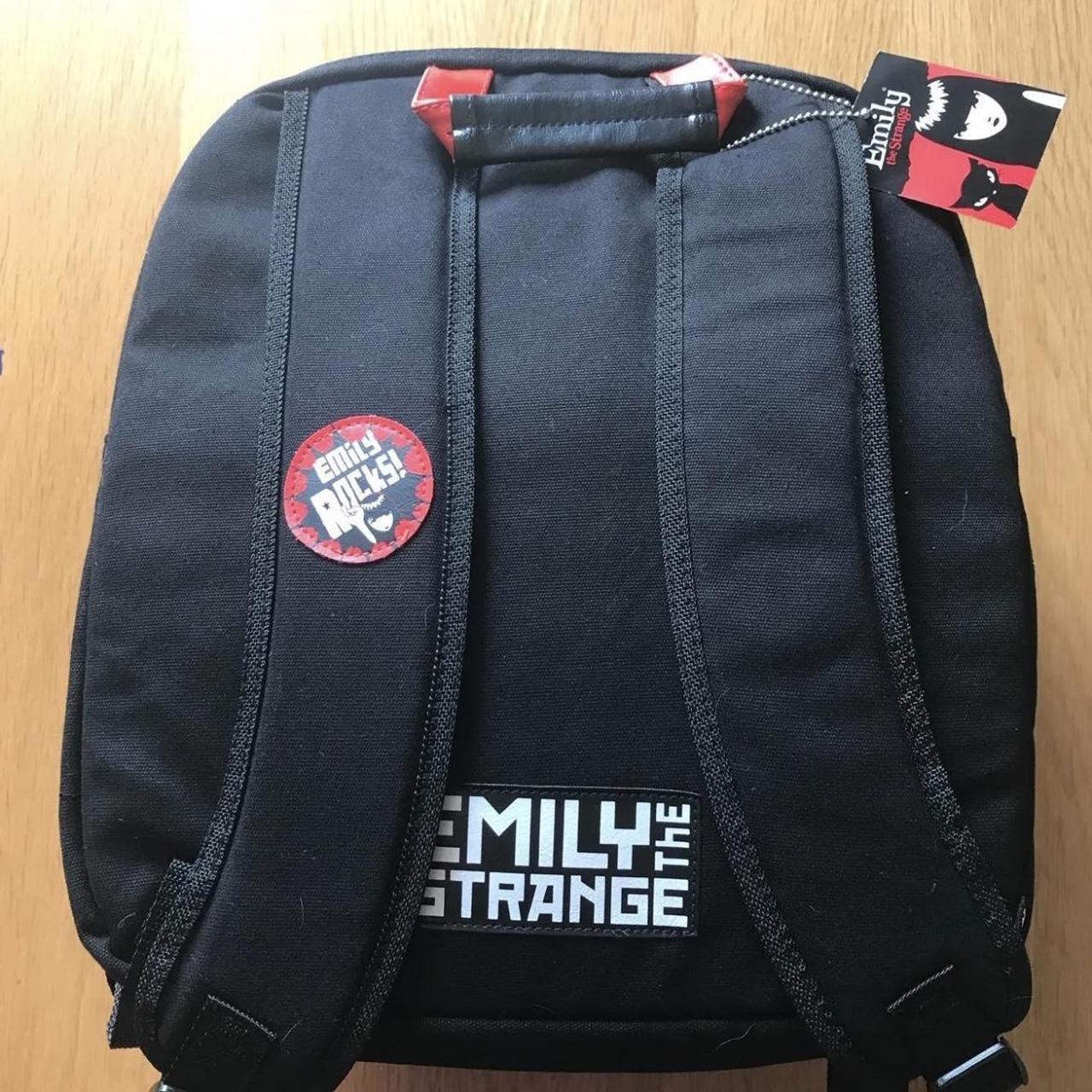 Emily the Strange Black Kitty Backpack New with... - Depop