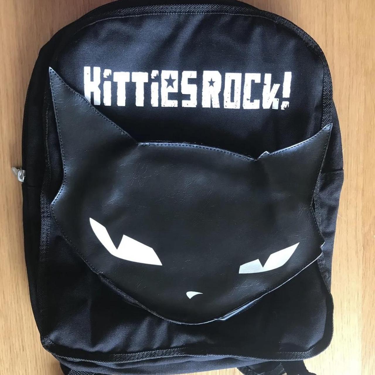 Emily the Strange Black Kitty Backpack New with... - Depop