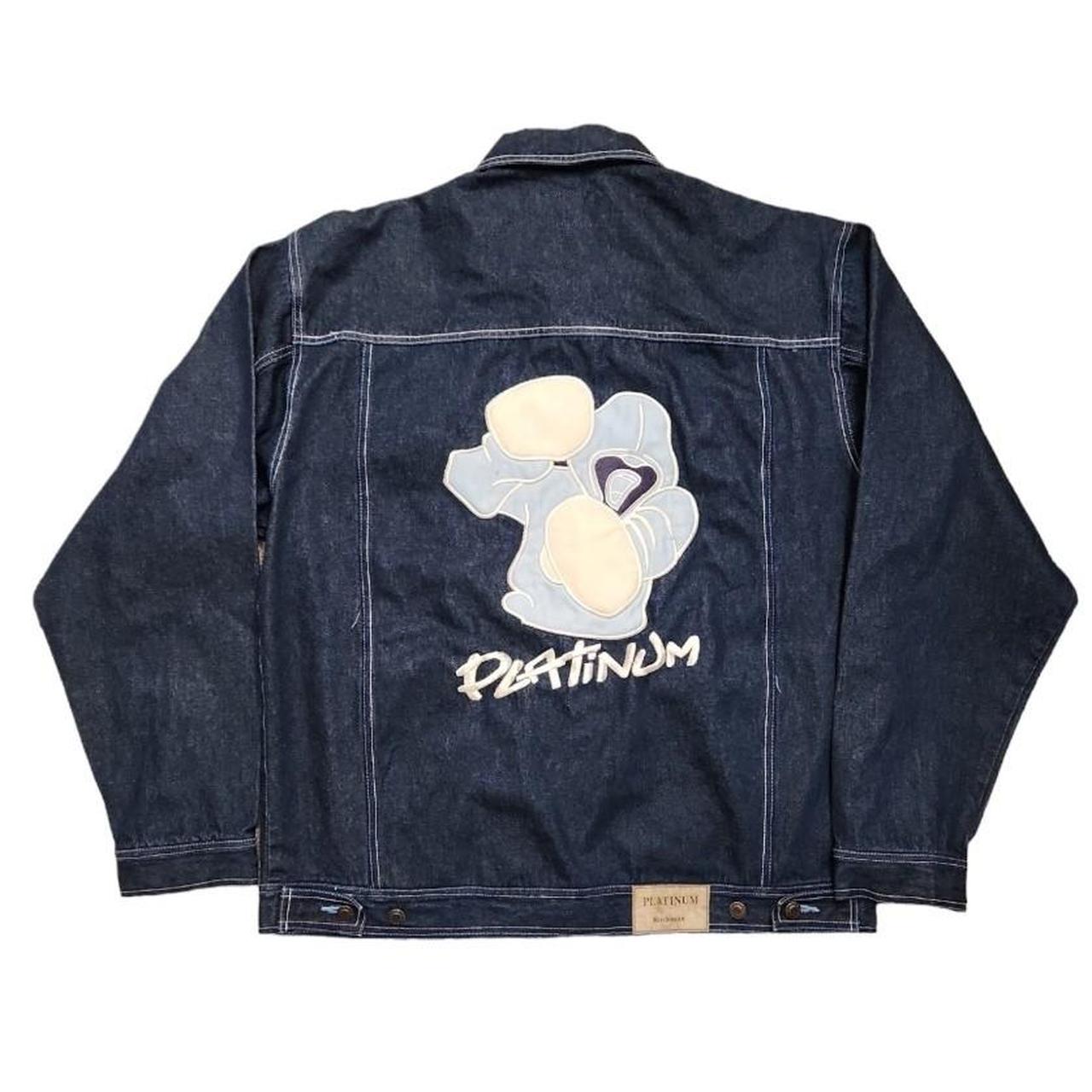 FUBU Men's Blue and Navy Jacket | Depop