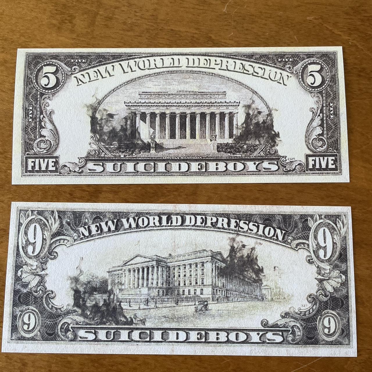 SUICIDEBOYS NWD BILLS 2- Bills (Ruby & Scrim) (not... - Depop