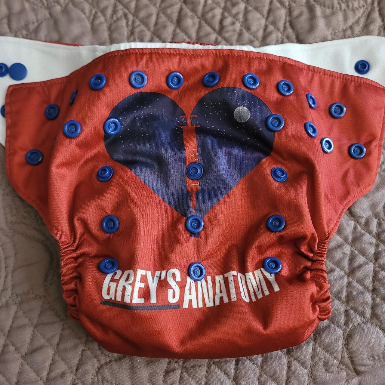 Grey's Anatomy AIO pocket cloth diaper "I didn't... - Depop