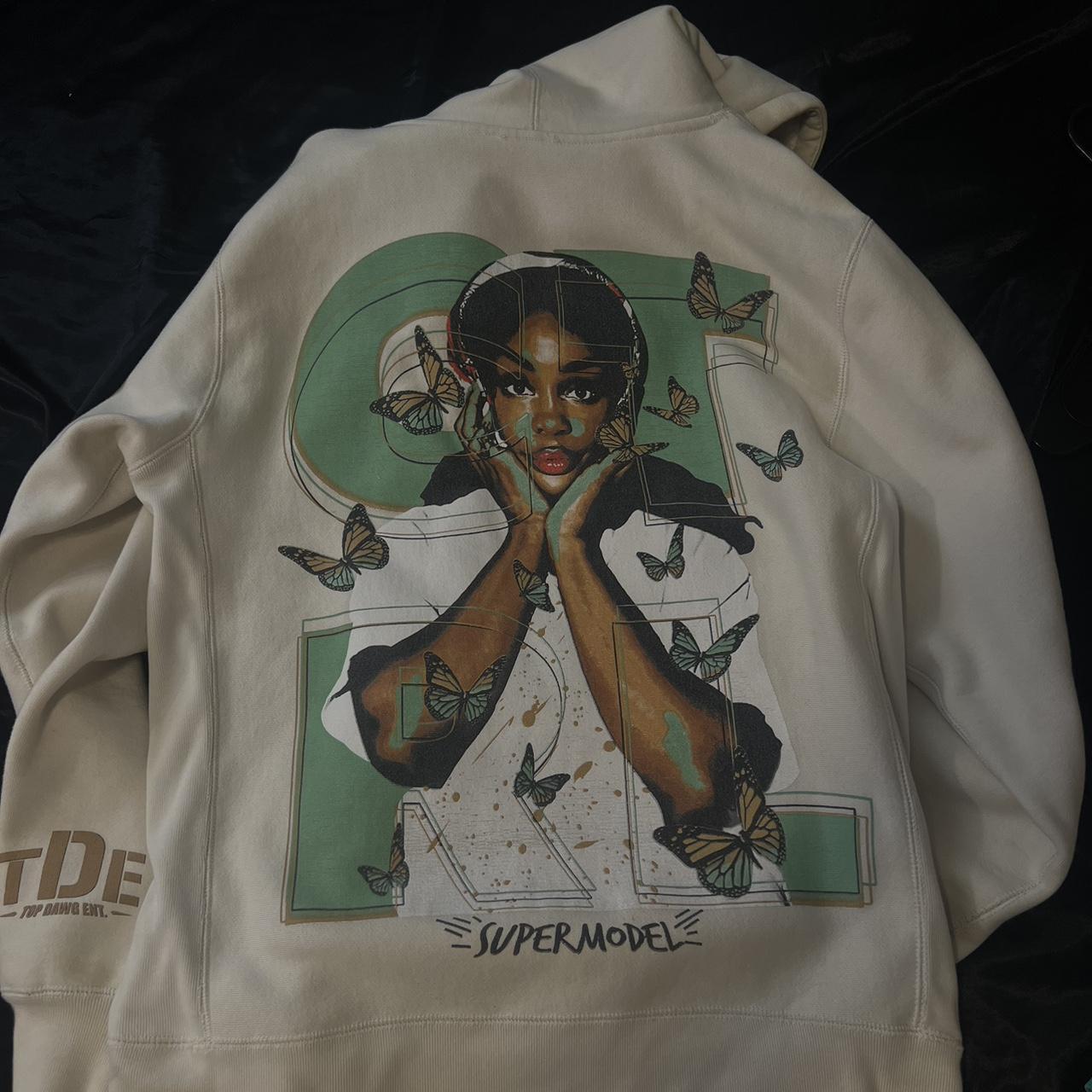 medium sza custom hoodie - Depop