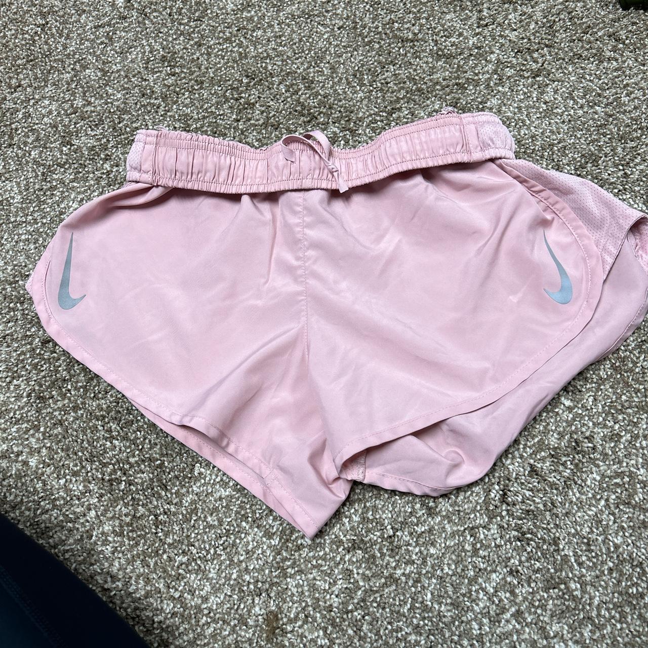 Small/Medium pink Nike shorts They run smaller than ... - Depop