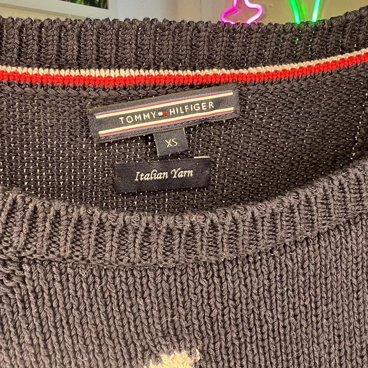 Tommy Hilfiger Stars and Stripes Italian Yarn Sweater - Depop
