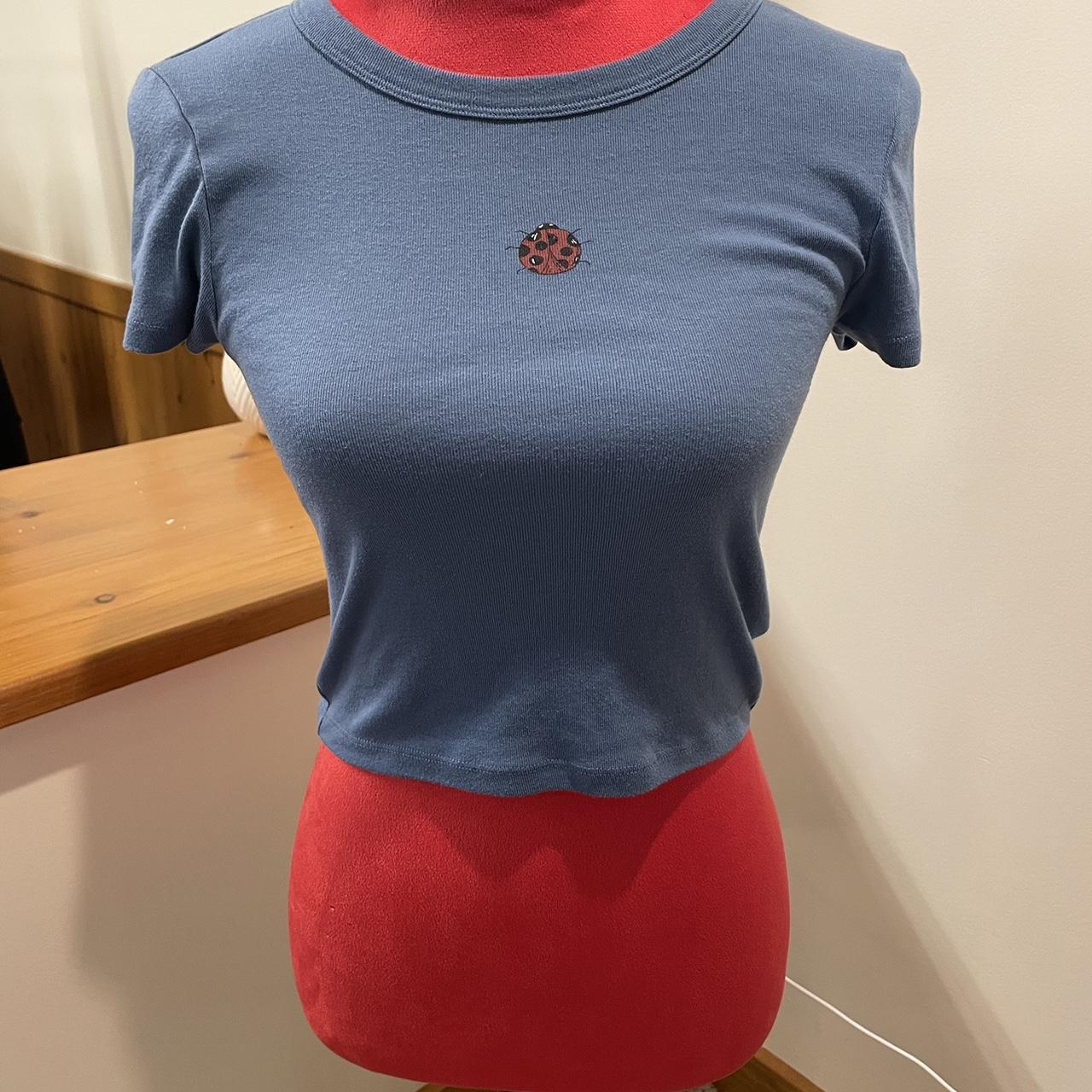 American Eagle Ladybug Baby Tee Size: women’s... - Depop