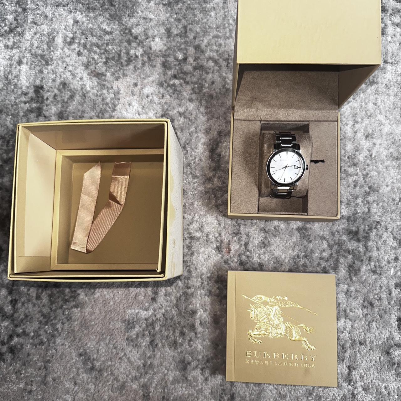 Burberry watch complete original packaging and... - Depop