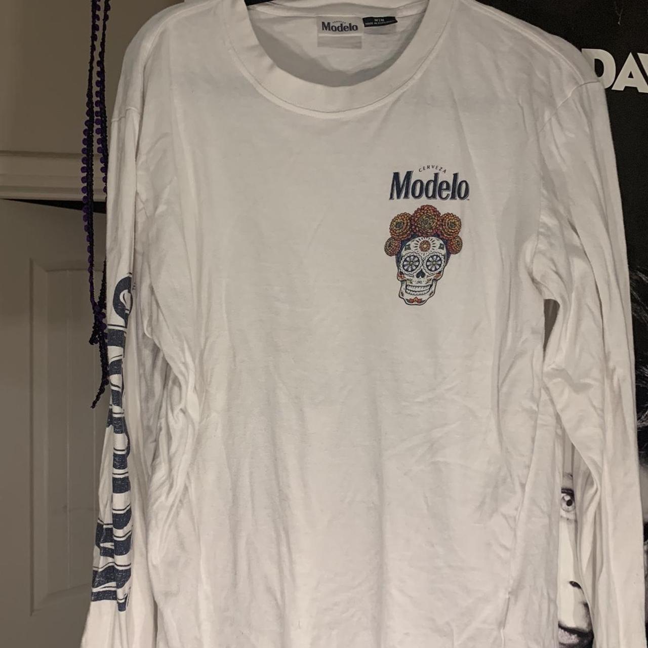 Modelo official long sleeve T shirt size M good... - Depop
