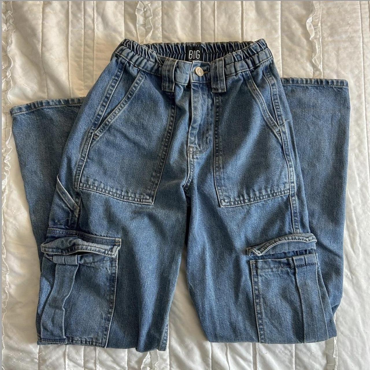 BDG CARGO DENIM PANTS • super stretchy material! •... - Depop