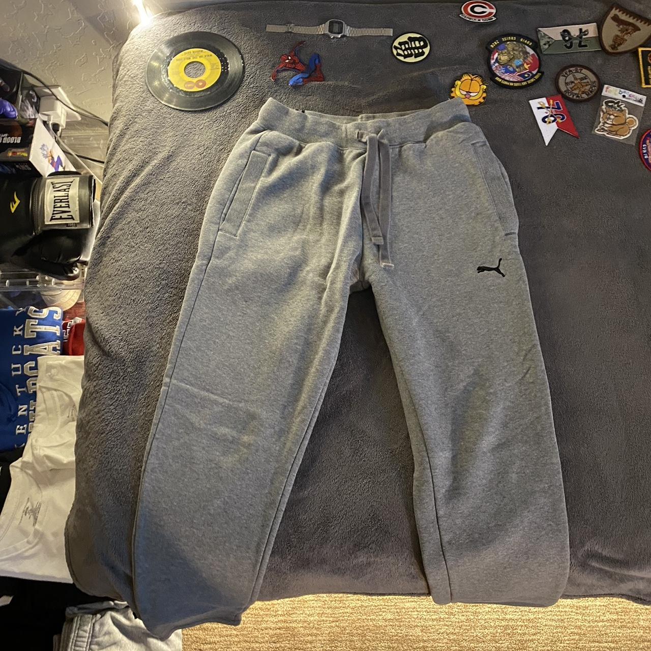 NEW Dark Grey Puma Sweatpants - Depop