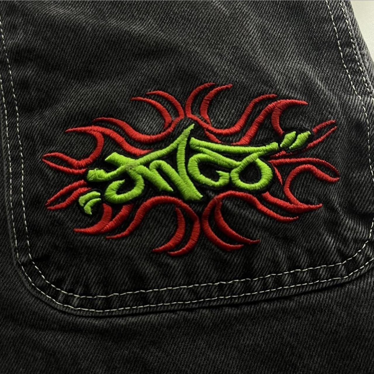 INSANELY SICK Vintage 90s JNCO JORTS Massive back... - Depop