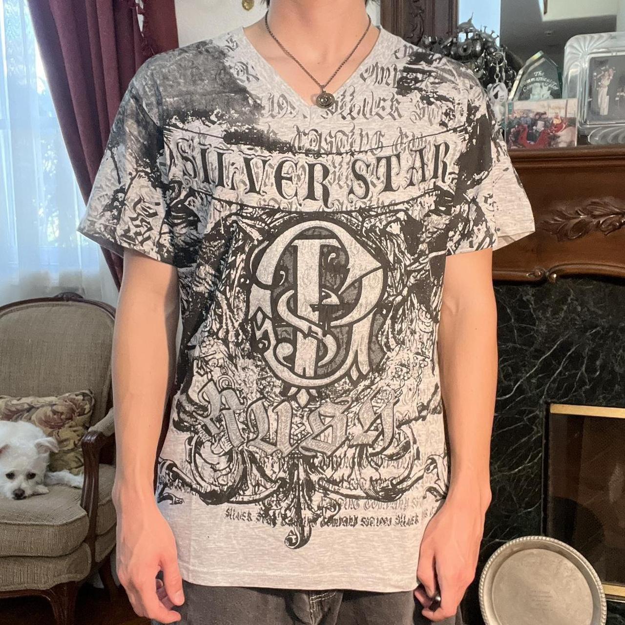 INSANELY SWEET Y2K Early 2000s Silverstar Affliction... | Depop