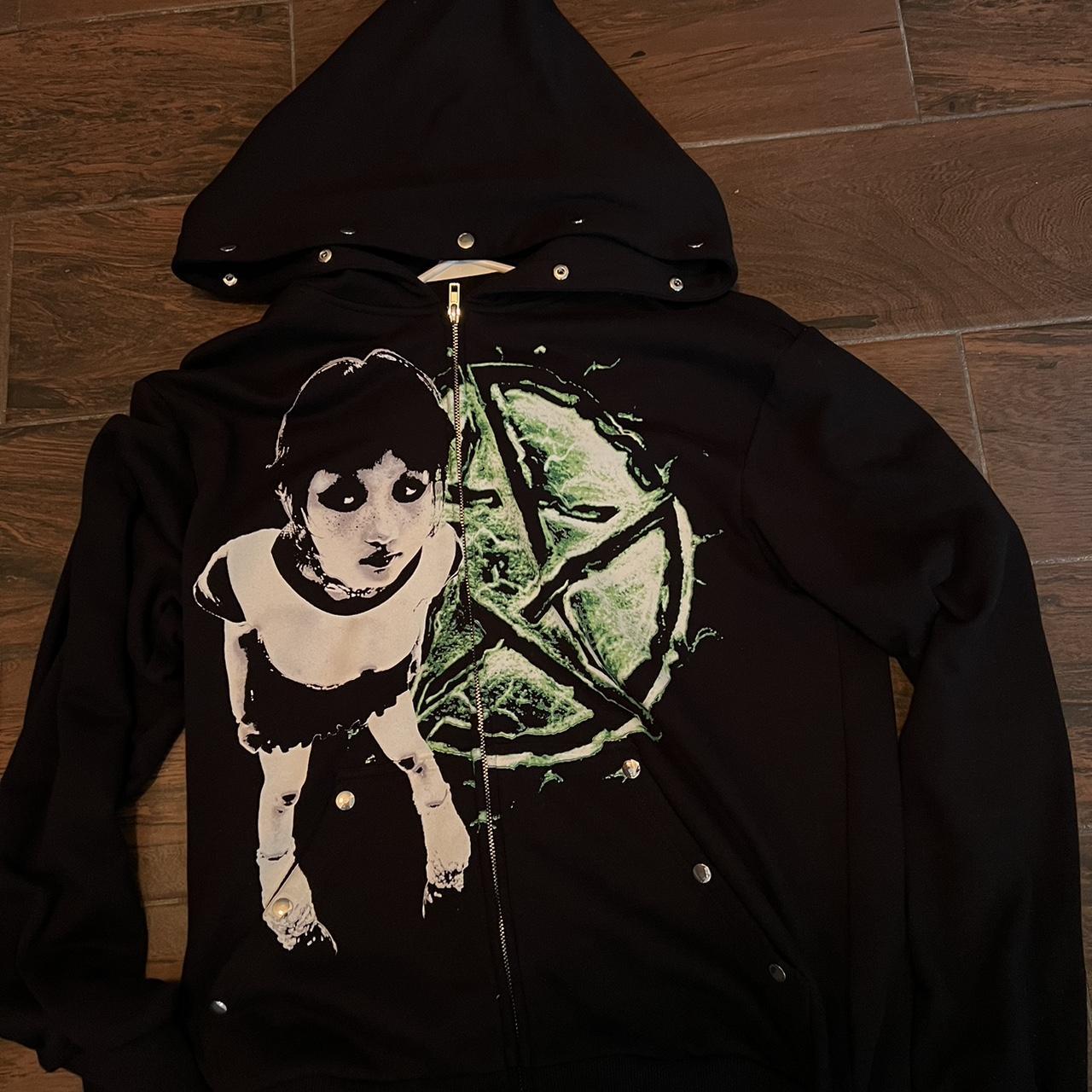 Cool opium zip up hoodie #opium #vintage - Depop