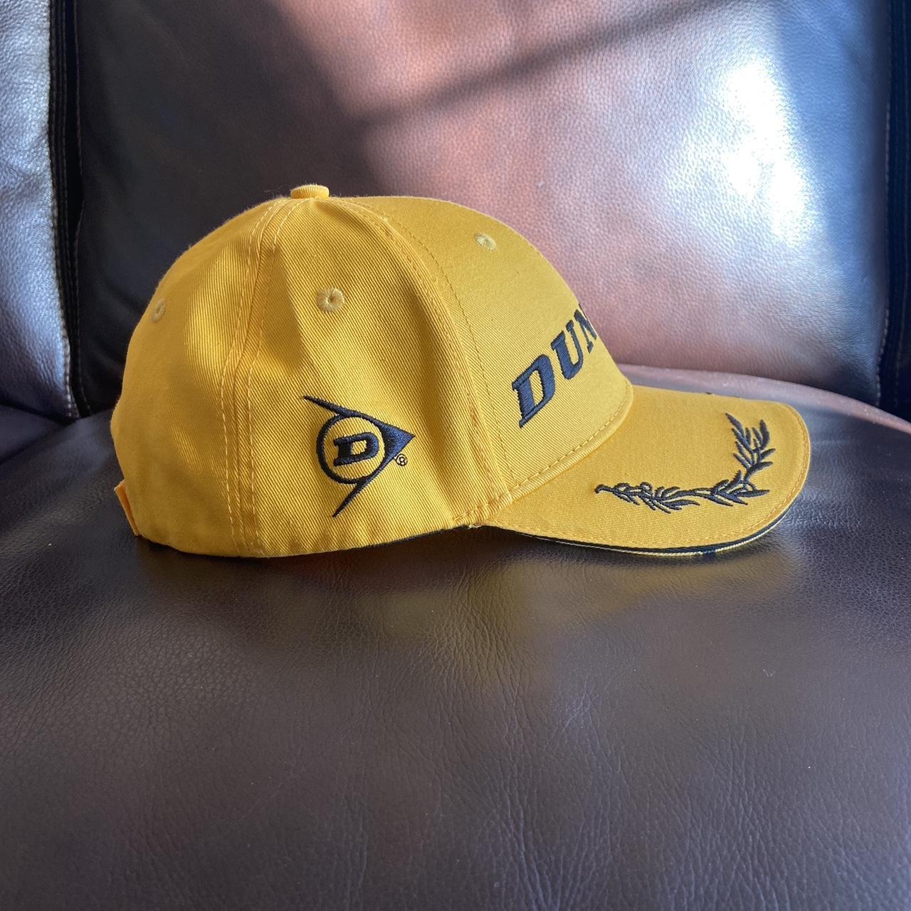 Dunlop Men's Yellow and Black Hat | Depop