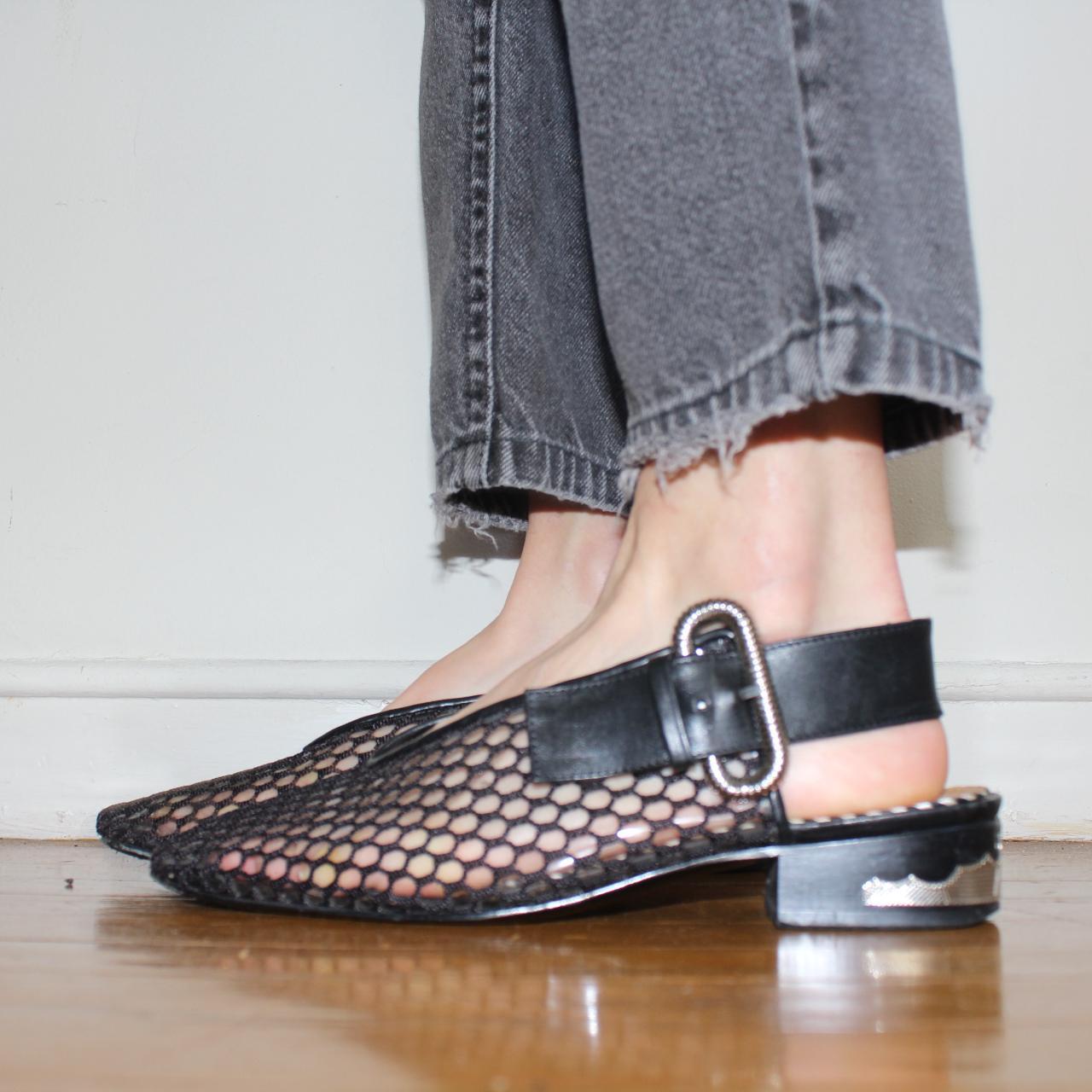 Toga Pulla Ballerina mesh flats purchased from... - Depop