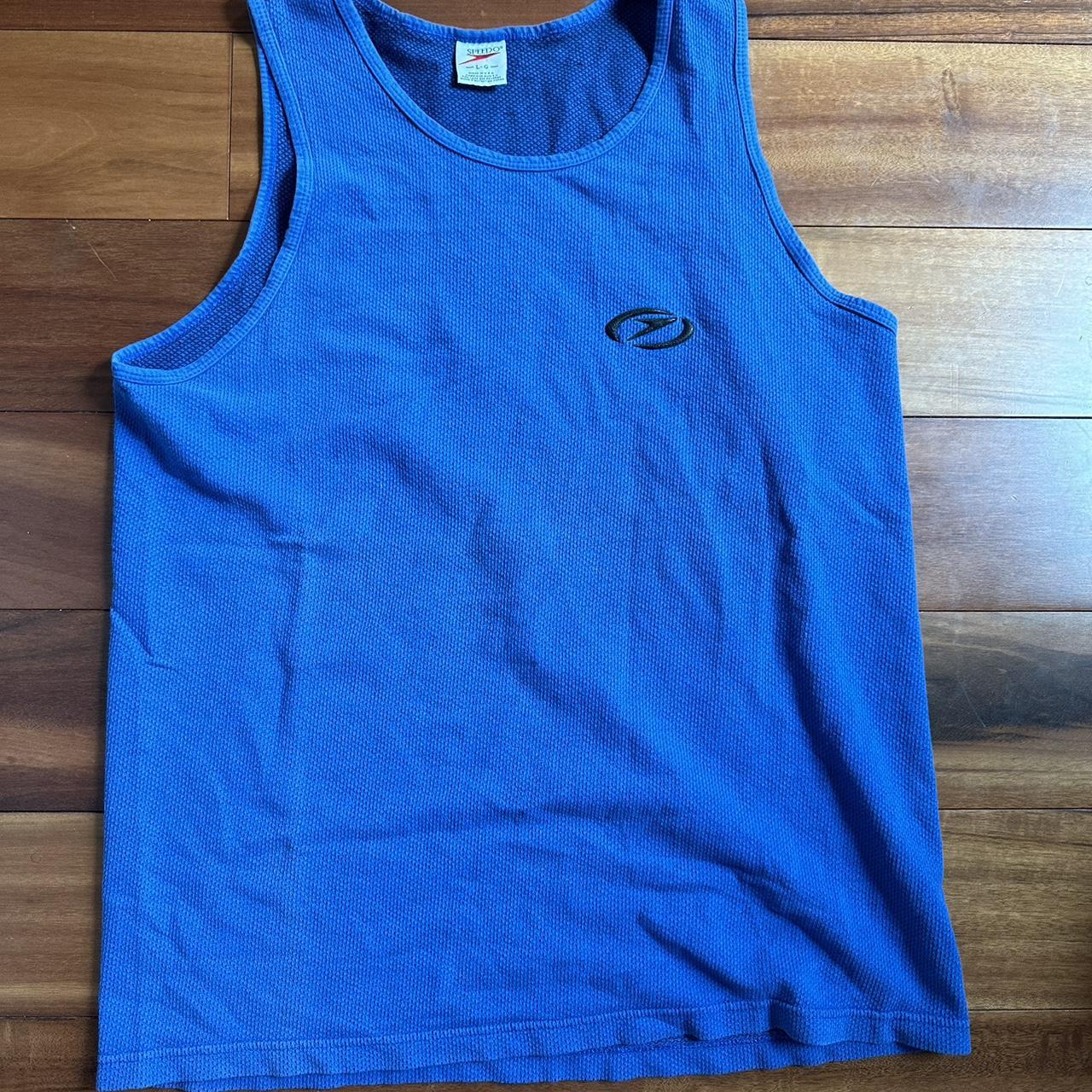 Vintage Speedo tank top - made in USA - perfect... - Depop