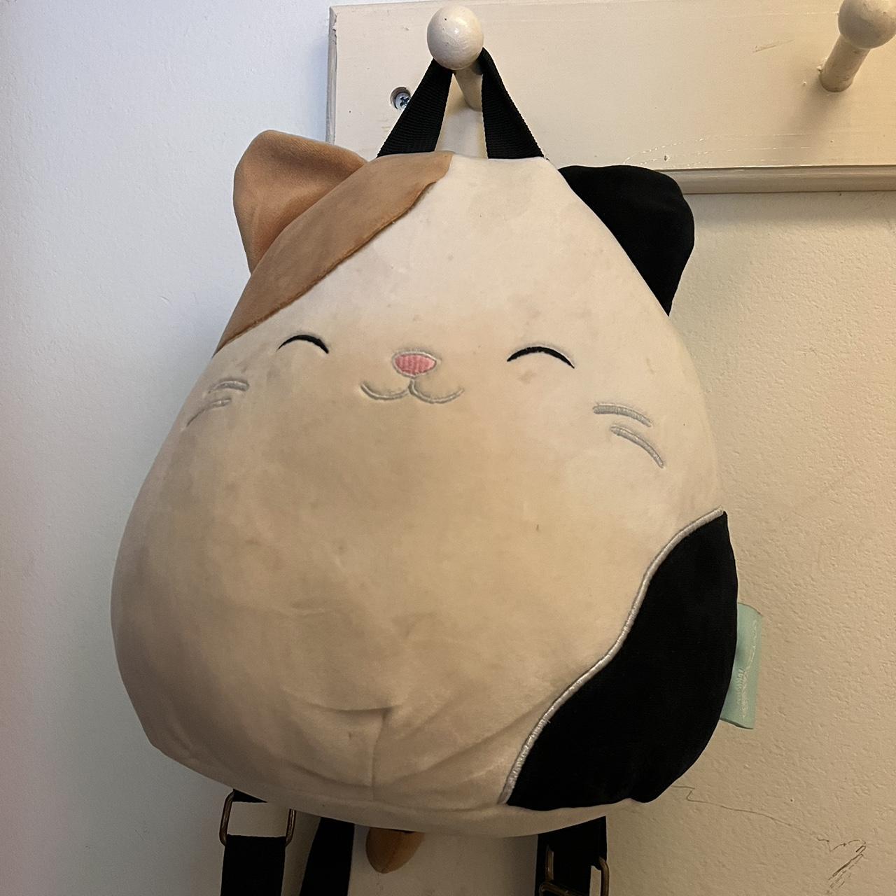 Squish mellow cat backpack Has small stain near the... - Depop