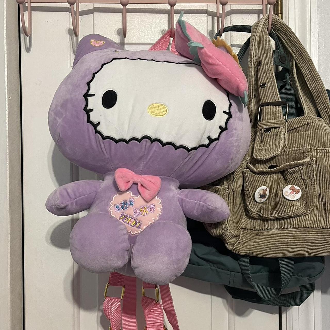 Cute hello kitty backpack / pink + purple I’ve... - Depop