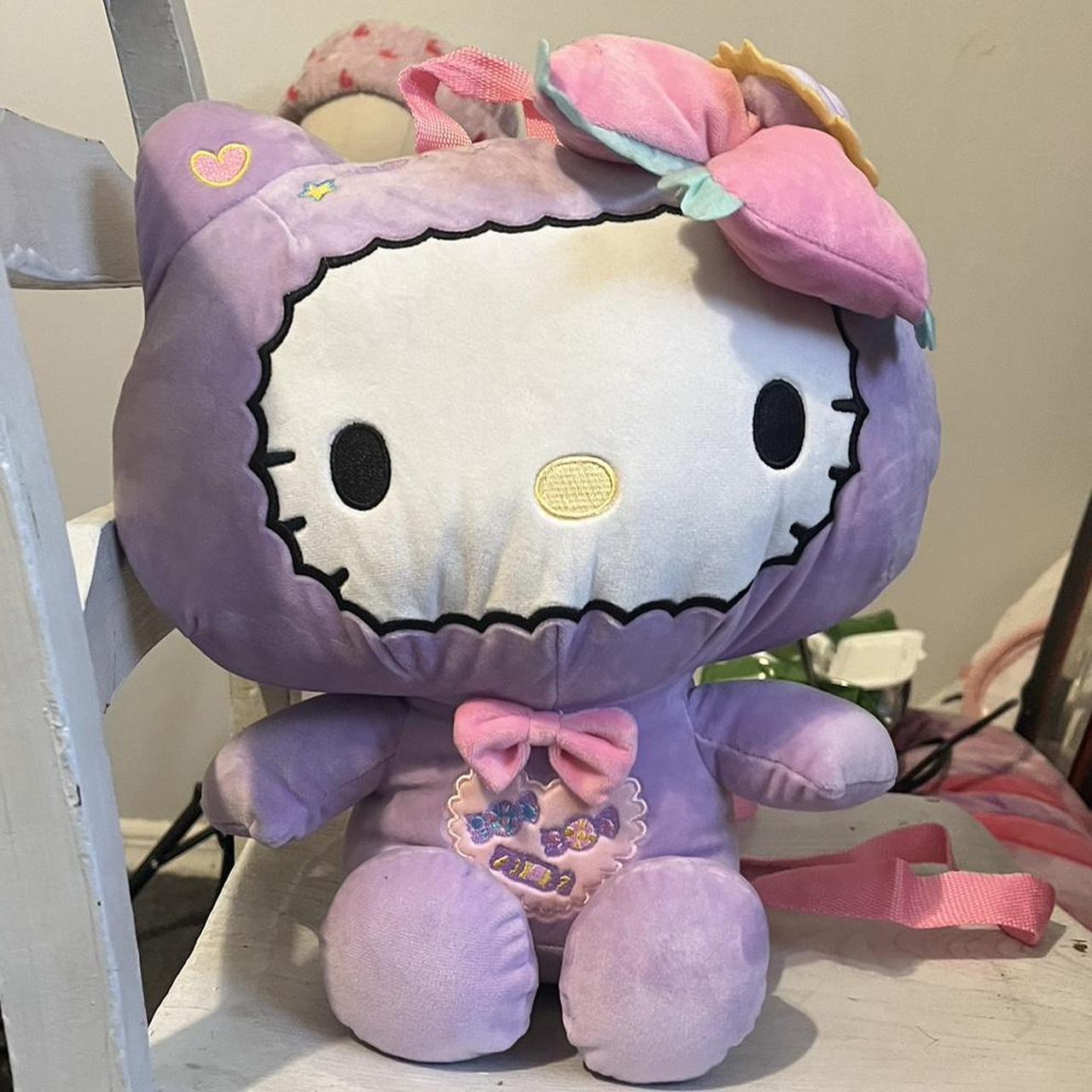 Cute hello kitty backpack / pink + purple I’ve... - Depop