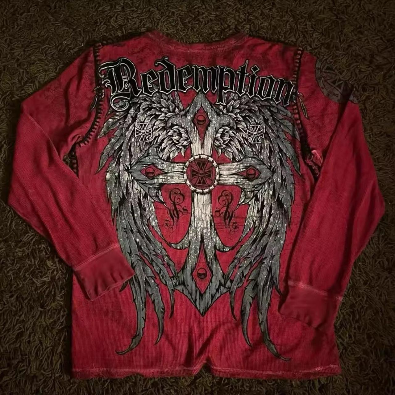 MESSAGE BEFORE BUY‼️Red Affliction Redemption long... - Depop