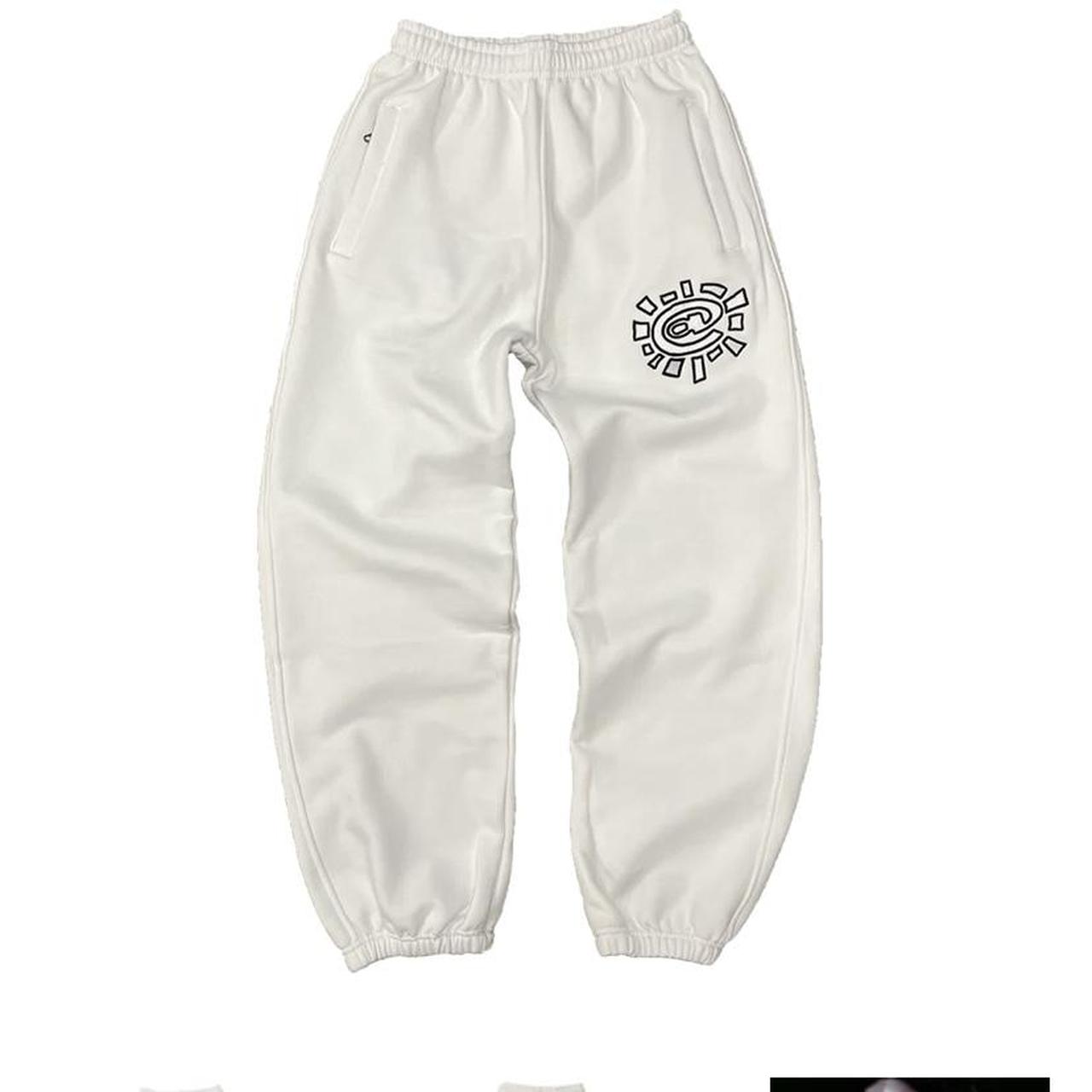 adwysd joggers @ ️white brand new ️ 💭PU for... - Depop