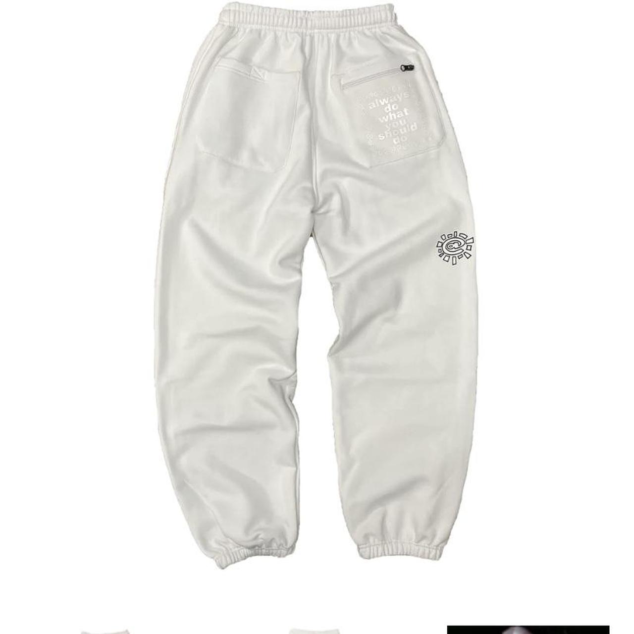 adwysd joggers @ ️white brand new ️ 💭PU for... - Depop