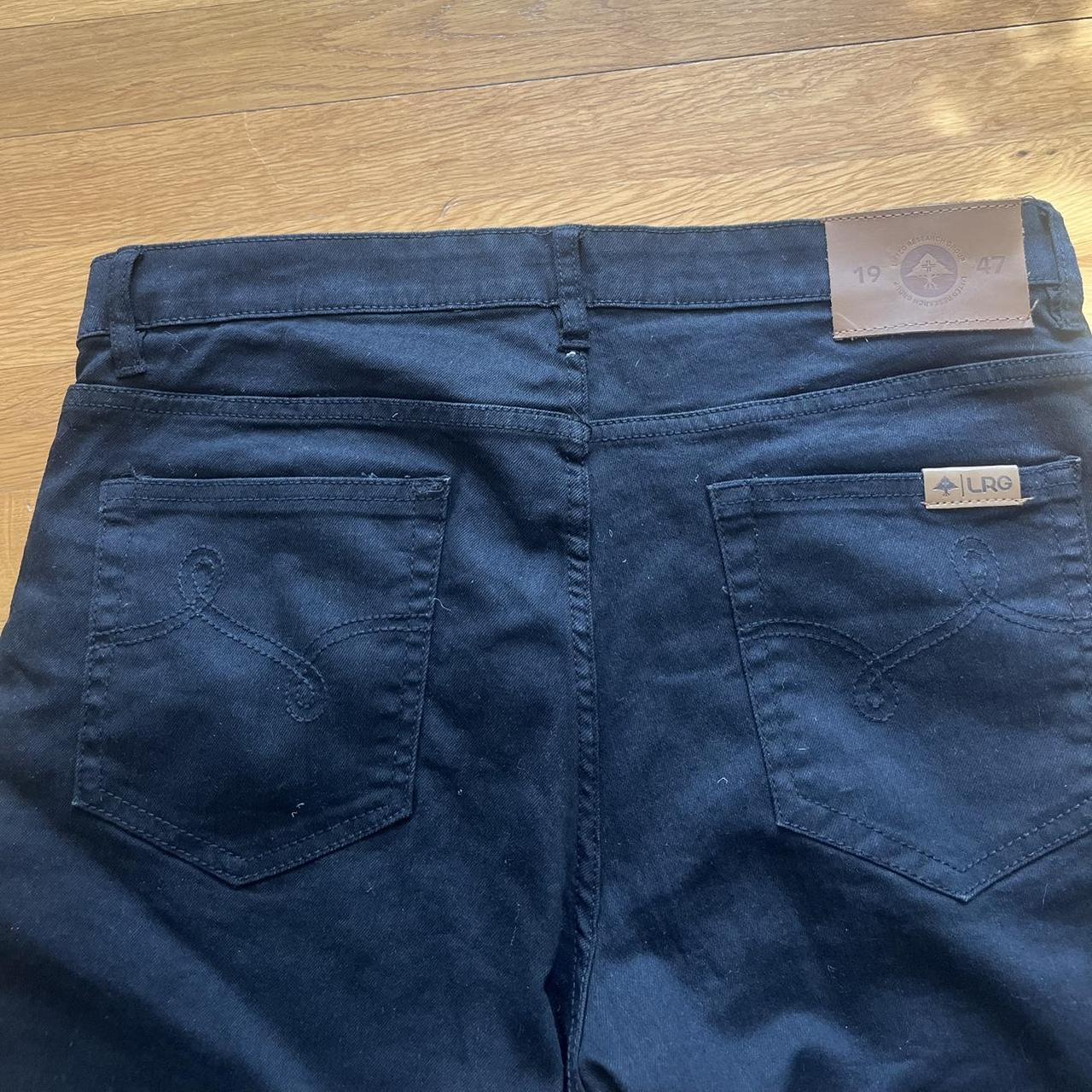 Opium style LRG skinny jeans with sick stitching on... | Depop