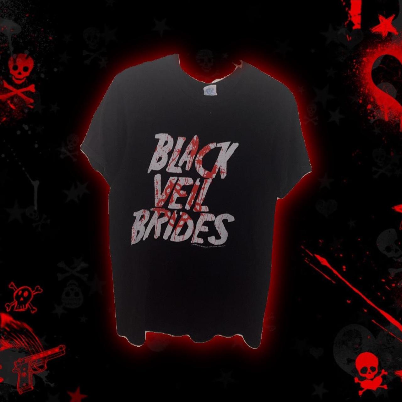 bloody bleeders black veil brides shirt size... - Depop
