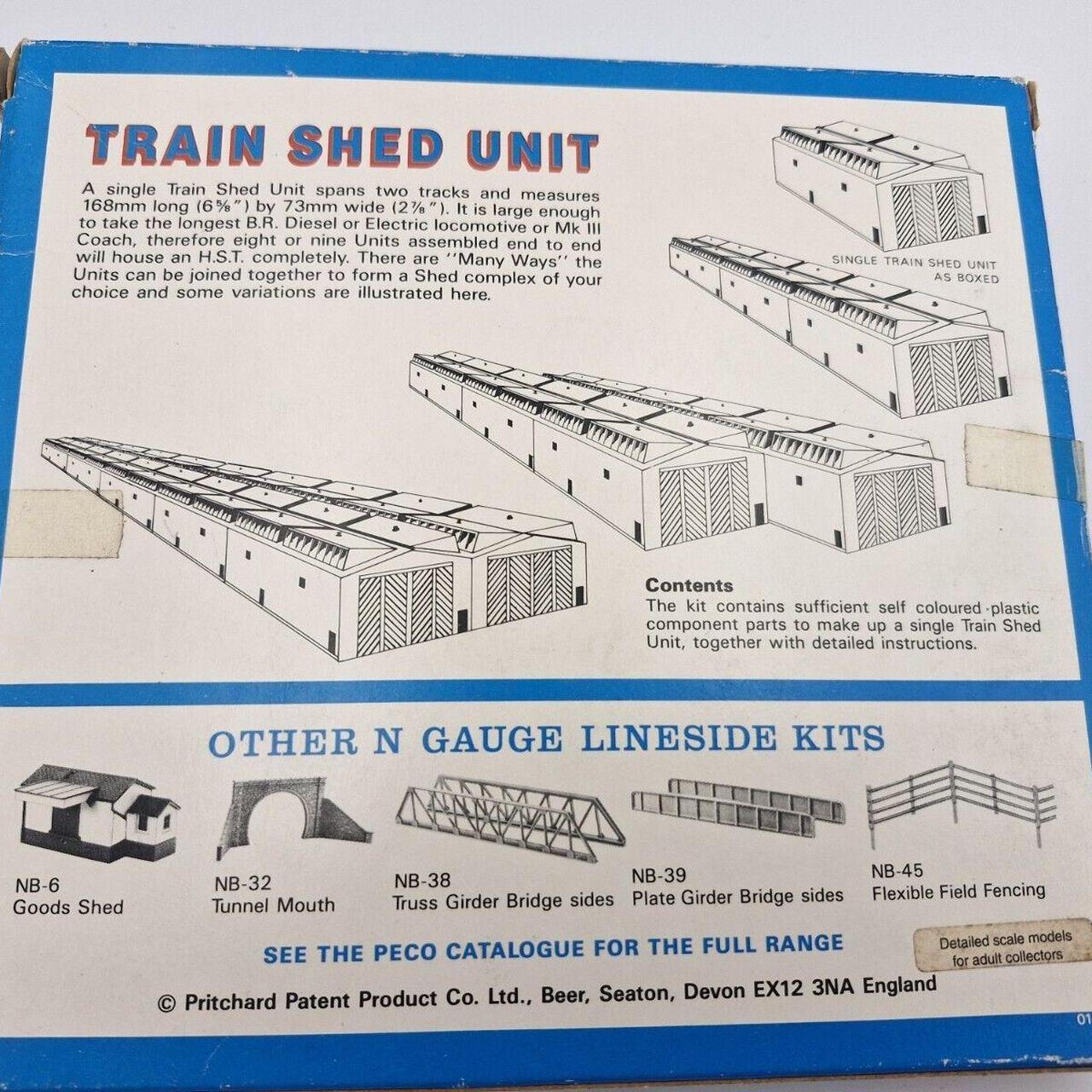 Peco NB-80 Train Shed Unit N Gauge Lineside Kit... - Depop