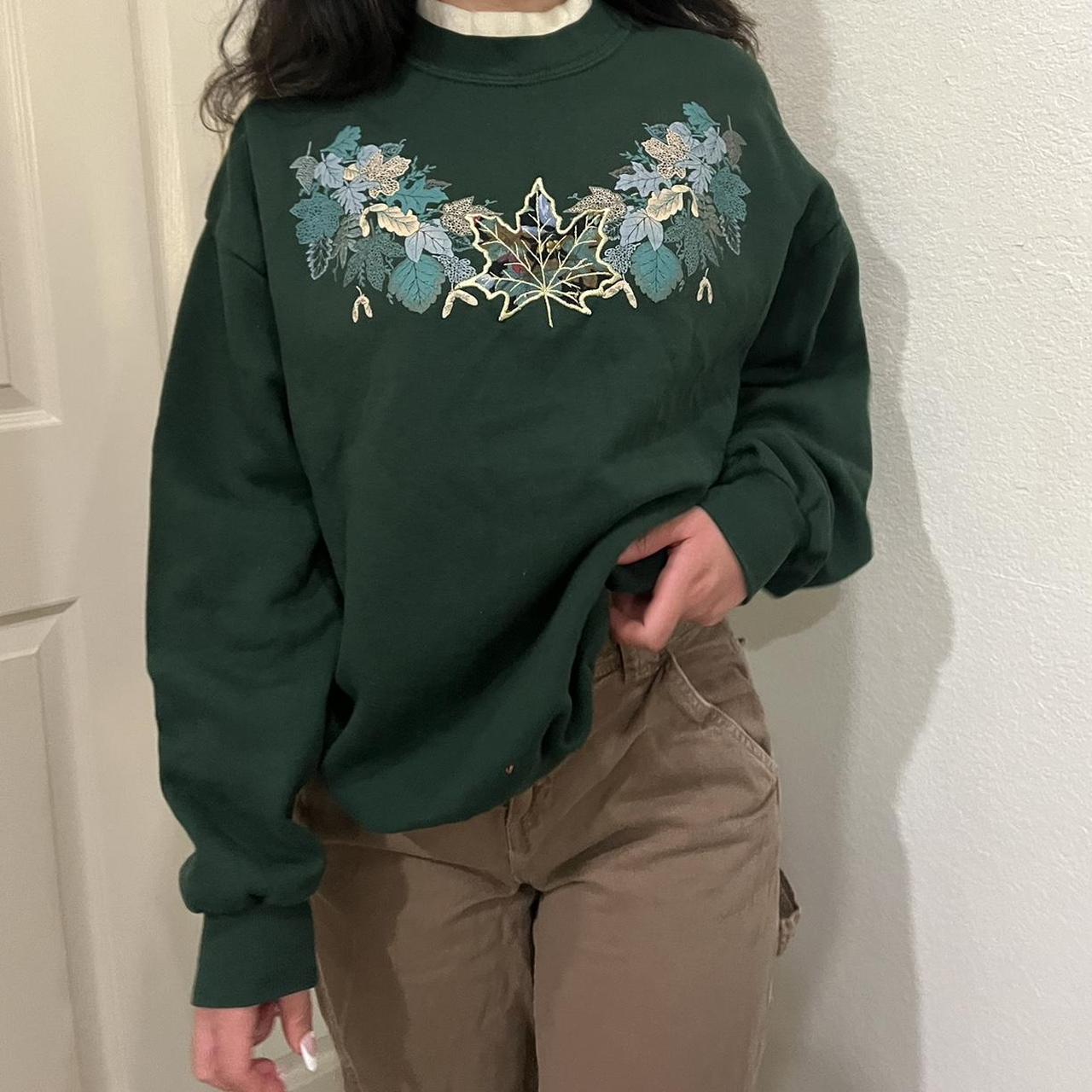 cutest fall leaf sweater! DM BEFORE PURCHASE‼️ - The... - Depop