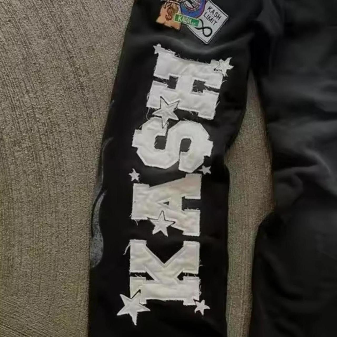 Black and white KASH sweatpants #y2k #Kash #streetwear | Depop