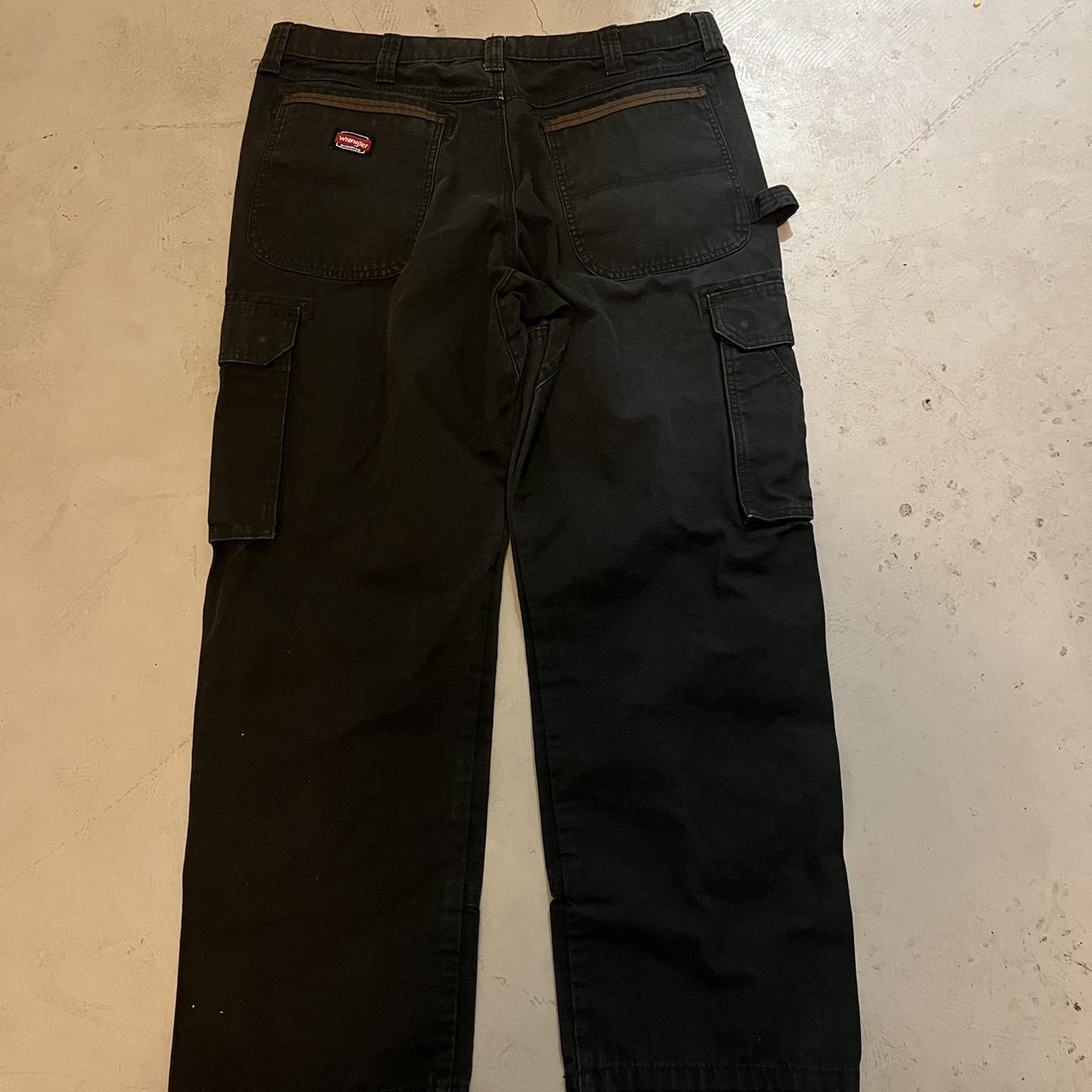 Wrangler, work pants Wrangler double knee cargo No... - Depop