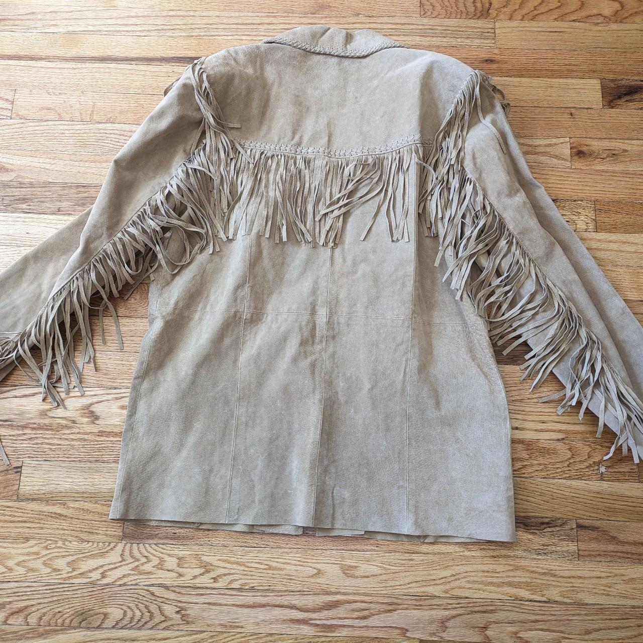 Amazing vintage Scully 100% leather fringe Western... | Depop