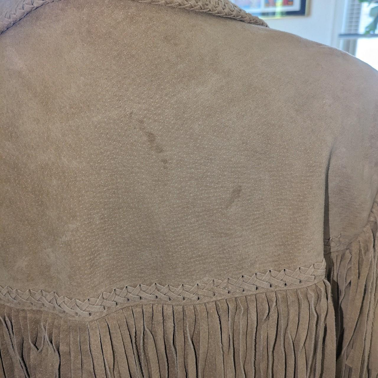 Amazing vintage Scully 100% leather fringe Western... | Depop