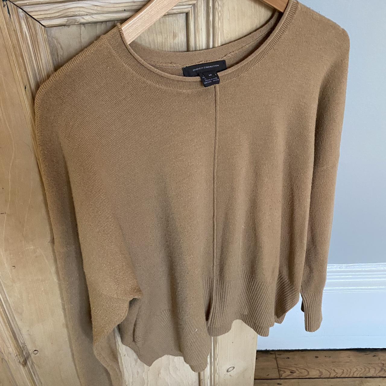French Connection tan jumper - Depop