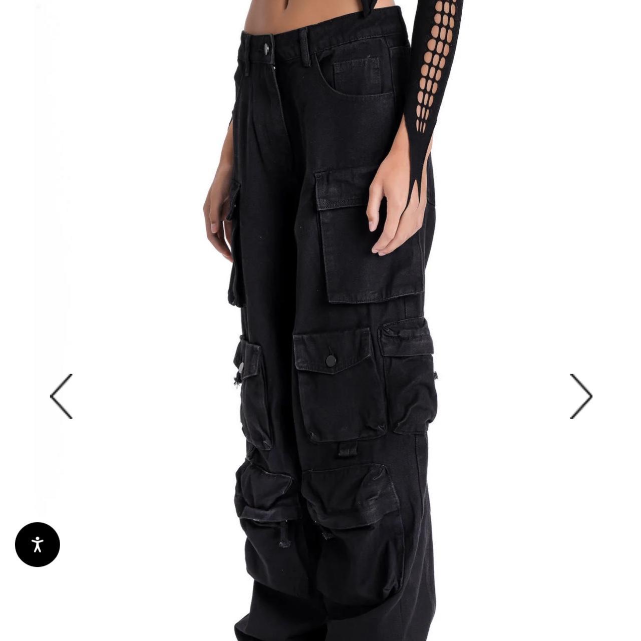 The Kript Women's Black Trousers | Depop