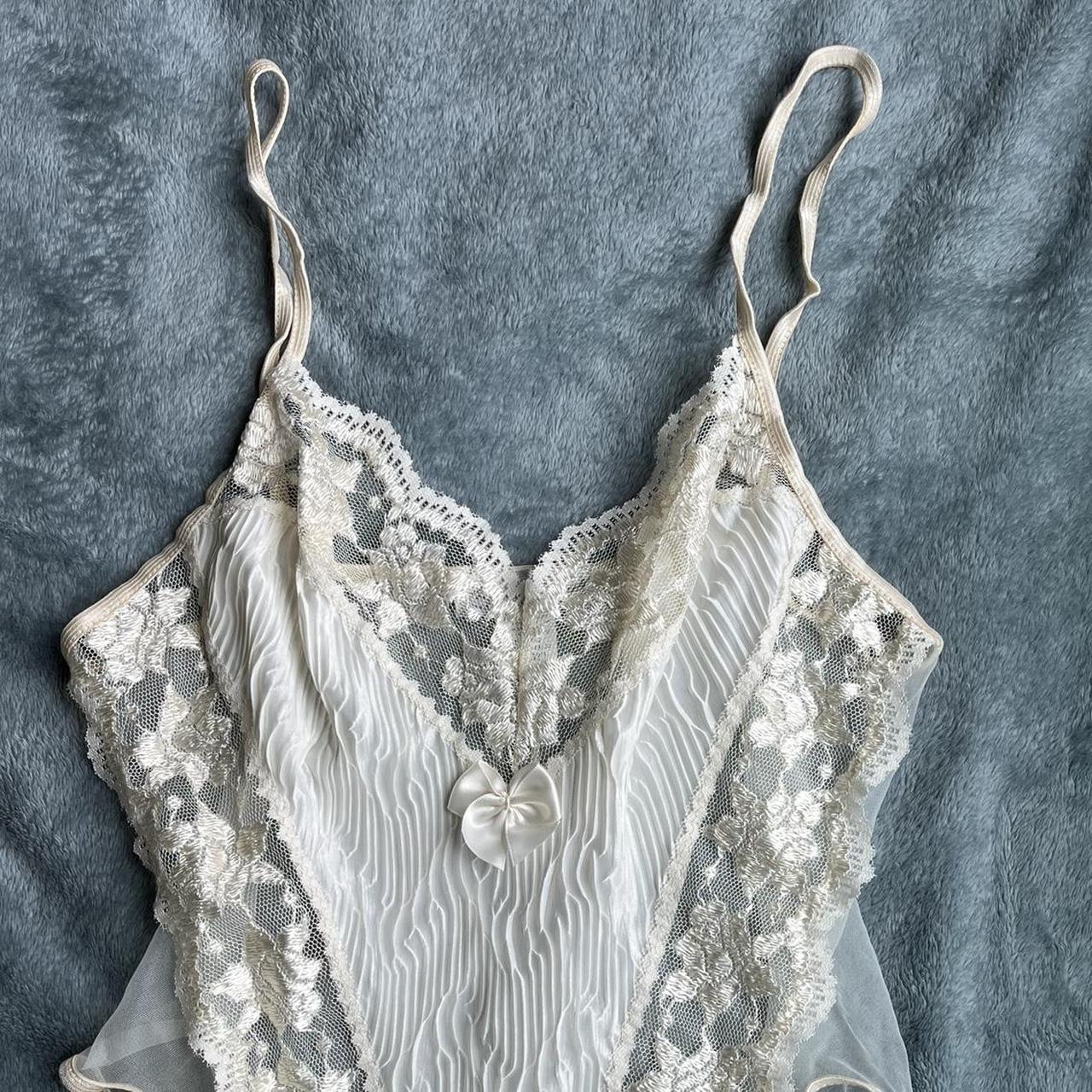 Women's Cream and White Pajamas | Depop