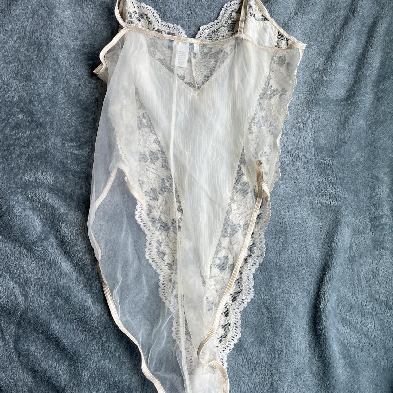 Women's Cream and White Pajamas | Depop