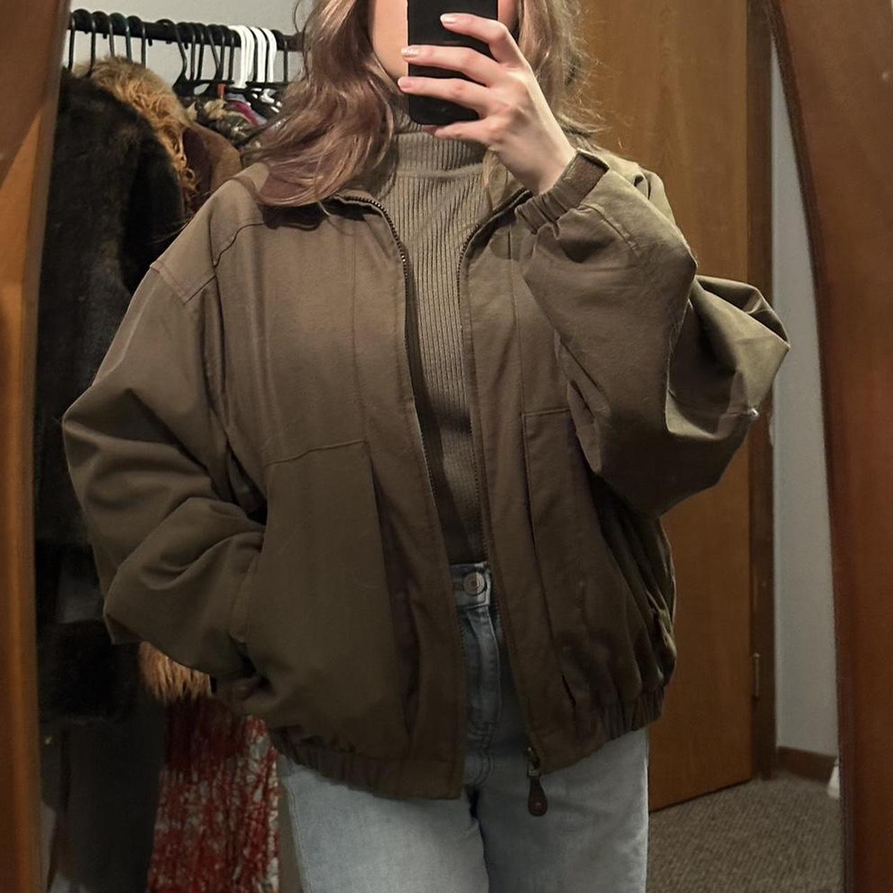 vintage utility jacket - Depop
