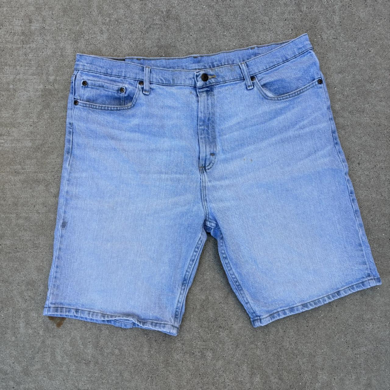 Light Wash Wrangler Jorts #jorts | Depop